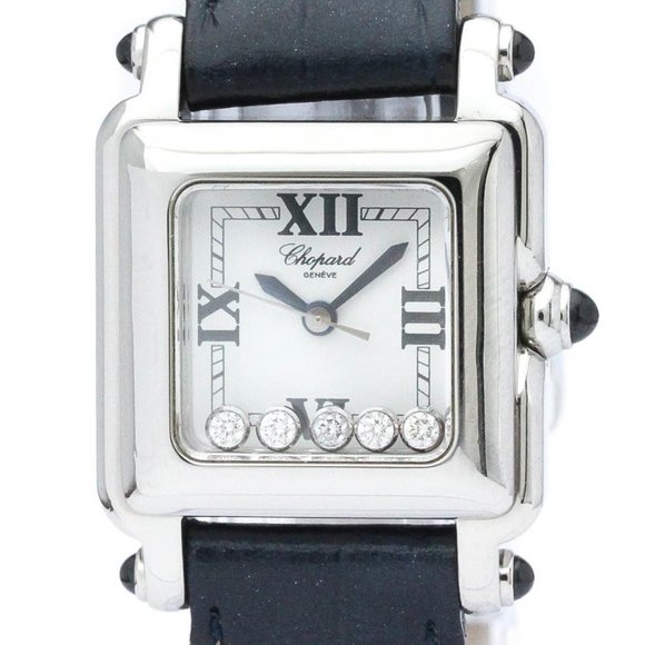 Chopard | Accessories | Chopardpolished Happy Sport Diamond Quartz ...